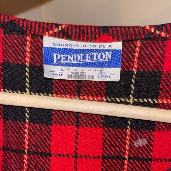 Pendleton | Dresses | Rare Vintage Pendleton 0 Virgin Wool Plaid Dress ...